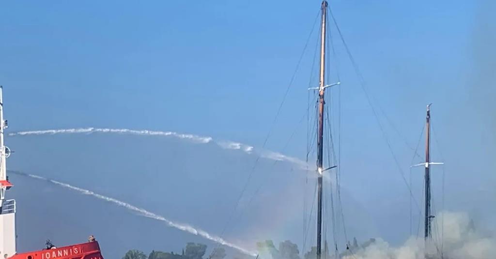 Four vessels destroyed in Greek marina fire | News | International Boat ...