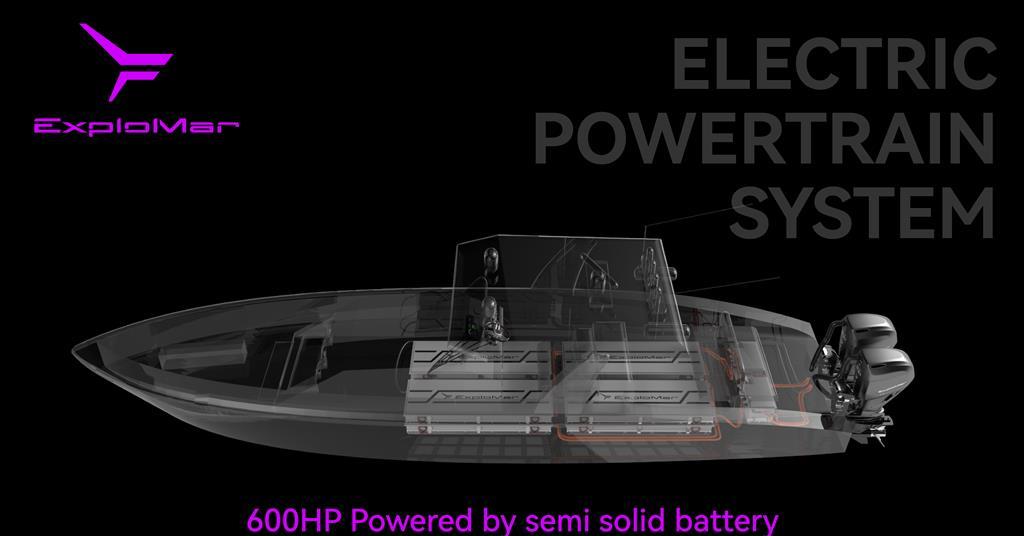 Chinese outboard manufacturer launches semi-solid battery powertrain ...