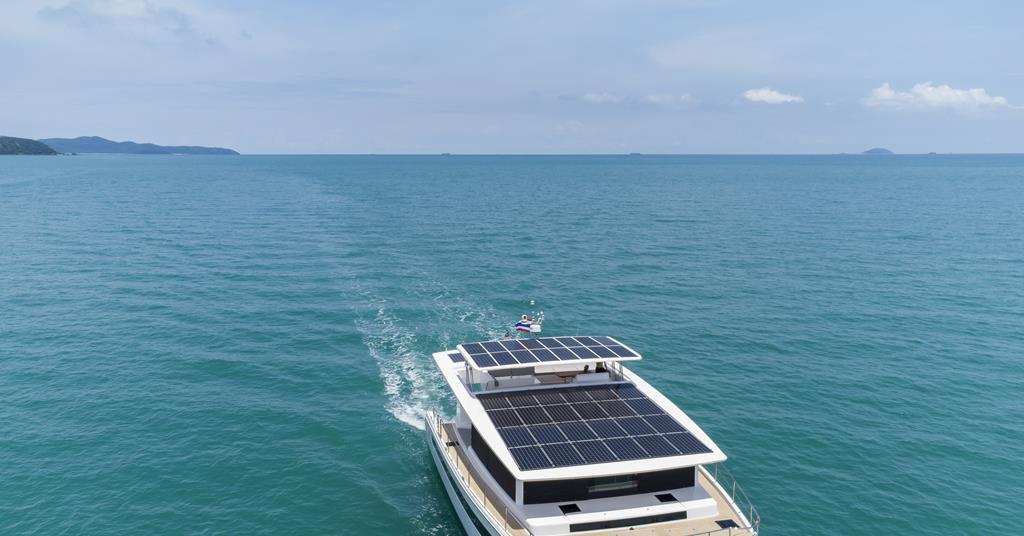 First Silent 60 solar electric cat with kite wing launched | News ...