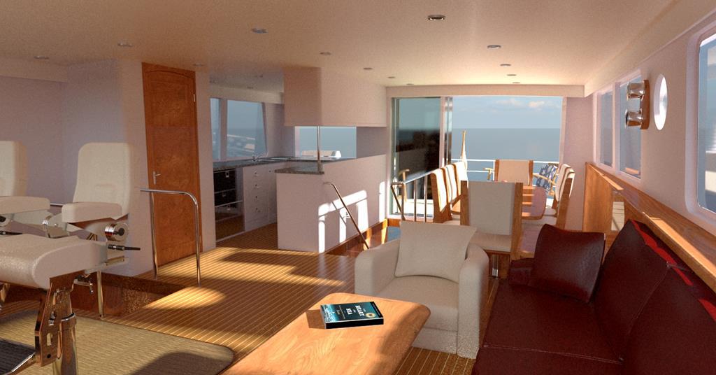 Zurn proposes 'radical' layout for new 60ft powercat | News ...