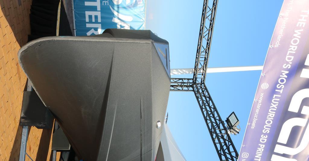Tanaruz Boats revealed a new 3D Printed 6.5 metre boat at the recent ...