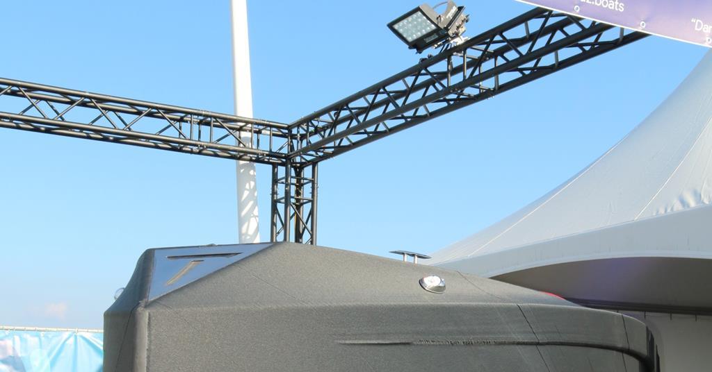 Tanaruz Boats revealed a new 3D Printed 6.5 metre boat at the recent ...