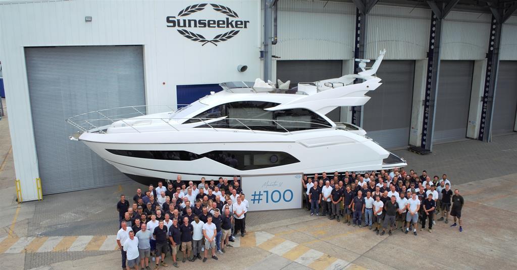 Sunseeker marks production milestone | News | International Boat Industry