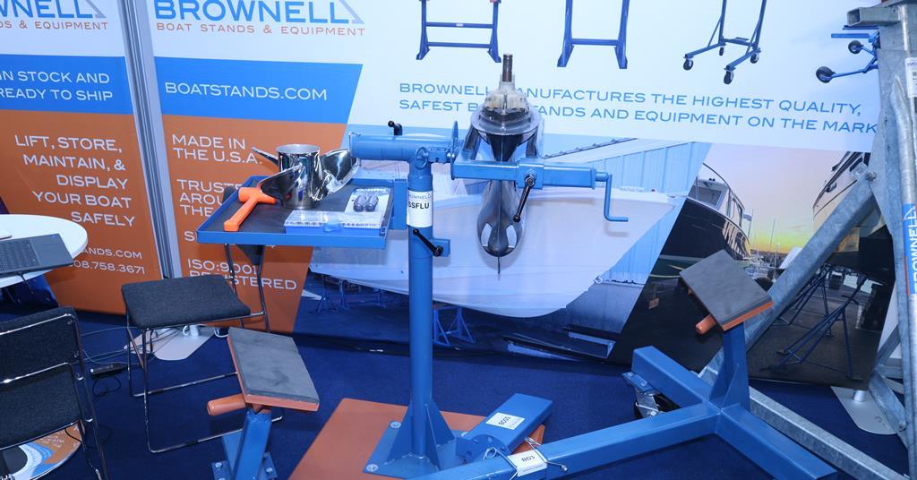 Brownell’s new outboard service stand | Marinas | International Boat ...
