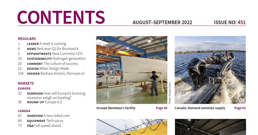 Inside this issue of IBI | UK | International Boat Industry