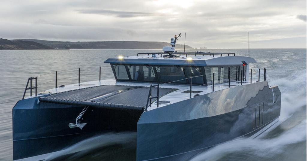 Chartwell Marine’s electric trimaran demonstrator enters the build ...