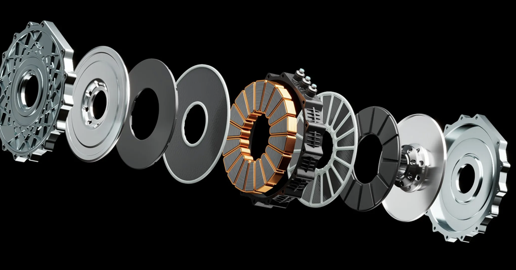 New axial flux motors. Twice the power and four times the torque ...