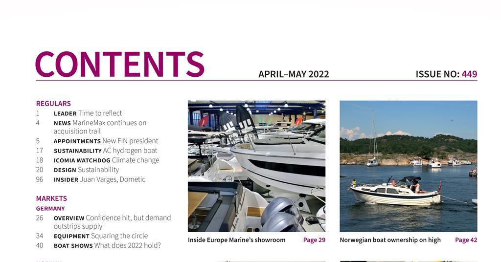 Inside this issue of IBI | UK | International Boat Industry