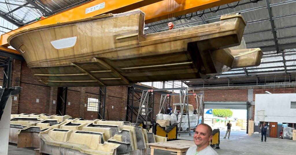 First Eclipse 505 express cruiser out of mould | News | International ...