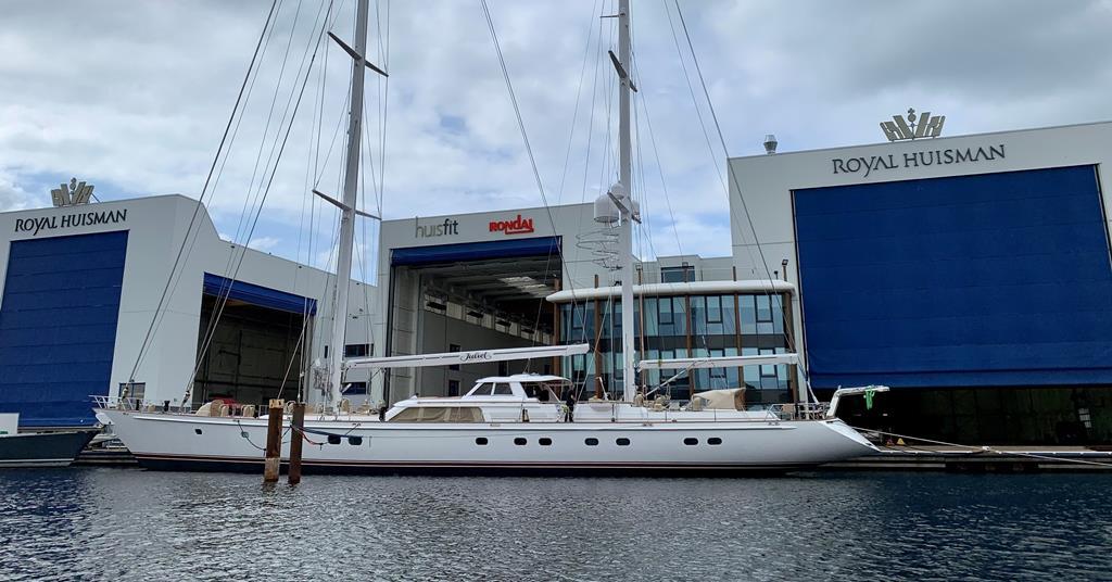 Royal Huisman completes hybrid conversion of 44m ketch | News ...