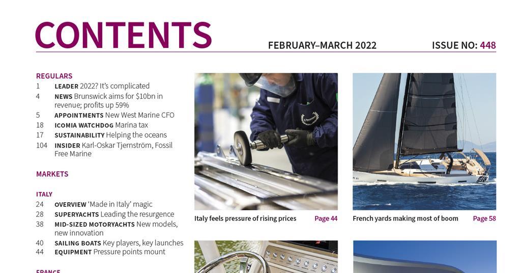 Inside this issue of IBI | UK | International Boat Industry