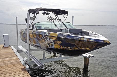 Helix-P hydraulic boat lift | Boatbuilding Materials & Machinery ...