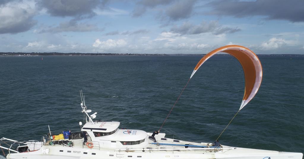 Kite traction solutions help motor vessels to sail | Boatbuilding ...