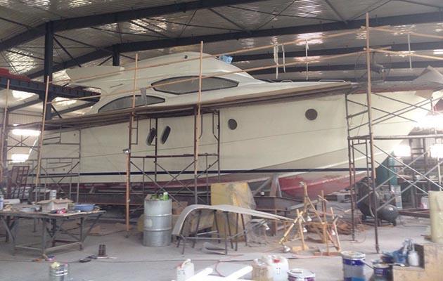 First fibreglass yacht under construction in Manchuria | Article ...