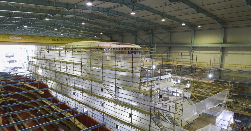 Construction of largest composite megayacht well underway | News ...