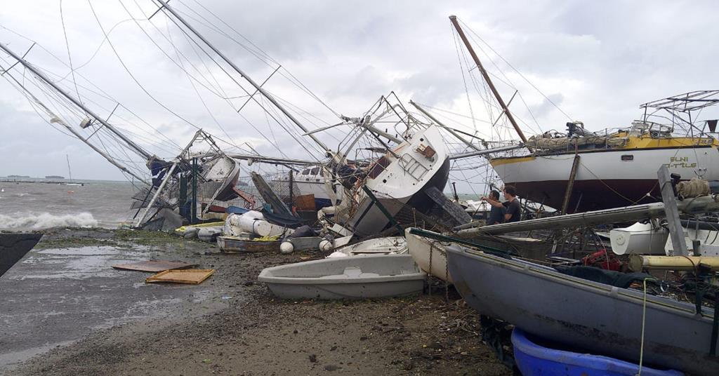 Cyclone Chido slams boats and coastal infrastructure on Mayotte Island ...