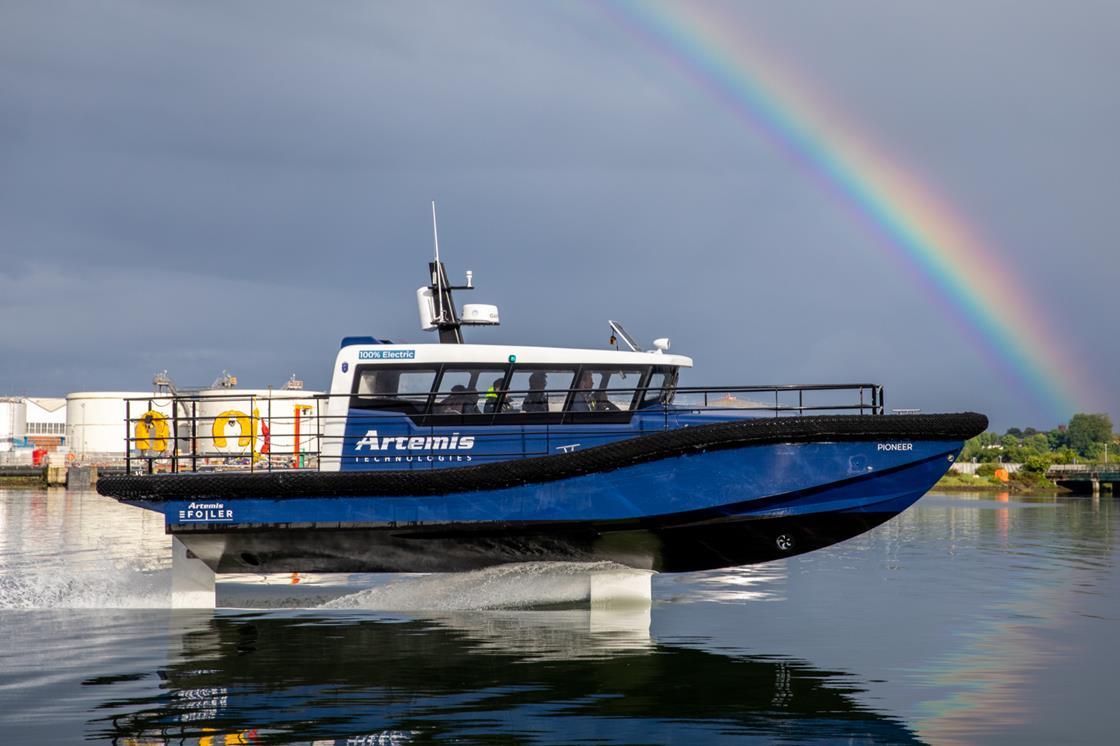 Artemis launches electric foiling workboat range | News | International ...